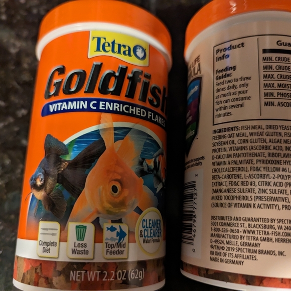 Tetra | Fish | Bundle 3 Newsealed Goldfish Flake Food Cans By Tetra Exp ...